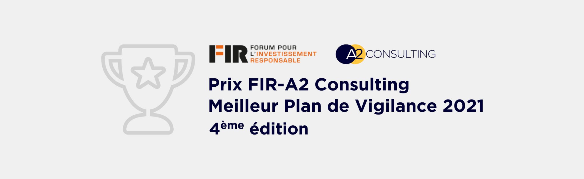 Prix du meilleur Plan de Vigilance 2021 | A2 Consulting et le FIR : A2 ...